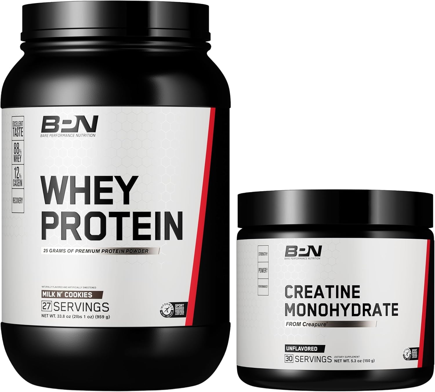 BARE PERFORMANCE NUTRITION BPN Whey Milk N' Cookies Protein + Creatine – My Store