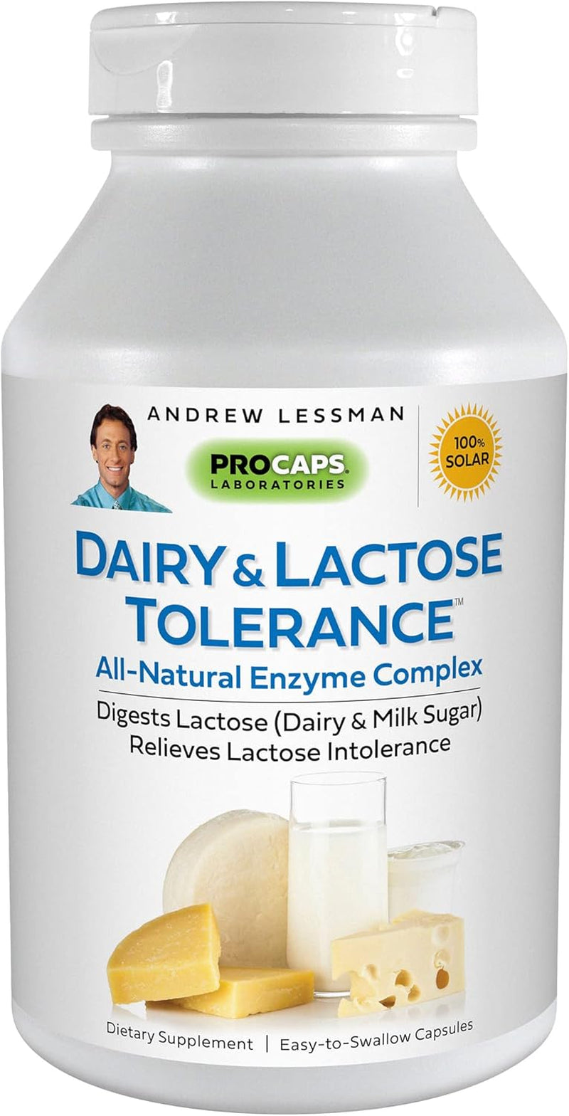 ANDREW LESSMAN Dairy & Lactose Tolerance 240 Capsules – Enhances Natur ...