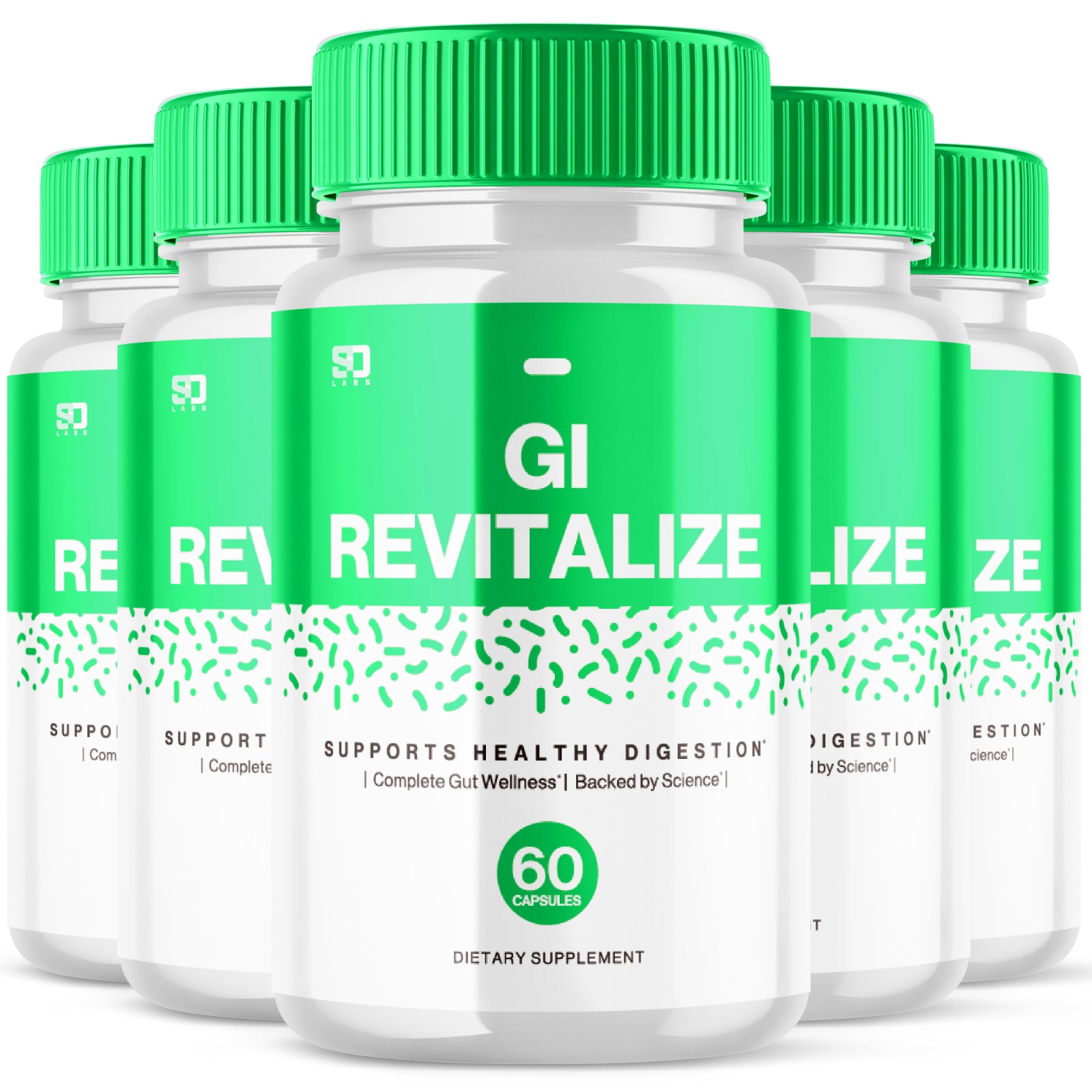 (5 Pack) GI Revitalize Capsules, GI Revitalize Digestion Support (300 – SuppsWorld