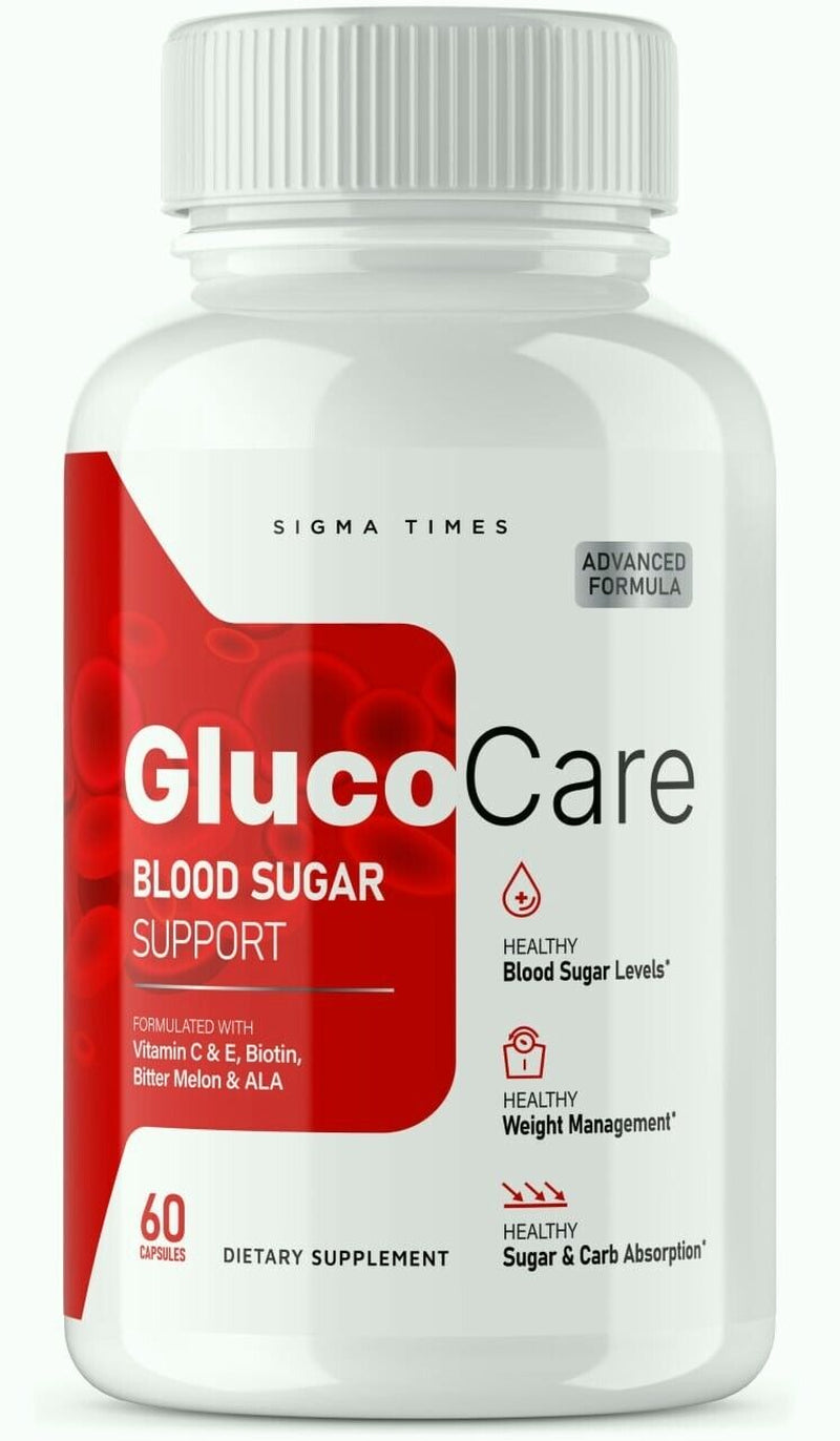 GlucoCare Dietary Supplement (1 Bottle) – Supports Inflammation – SuppsWorld