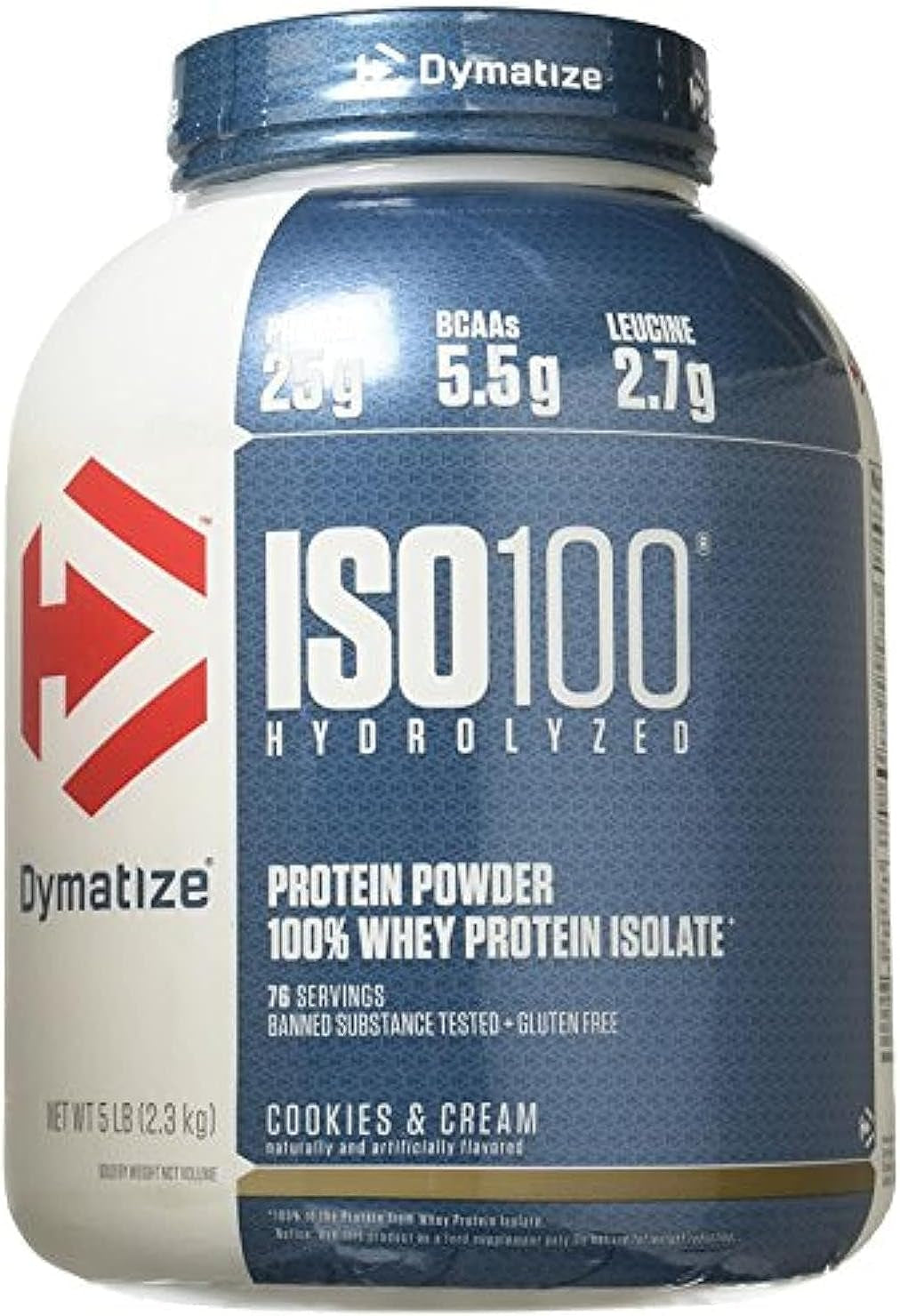 Dymatize Nutrition ISO 100 Whey Protein - Cookies and Cream 5 Lbs. – SuppsWorld