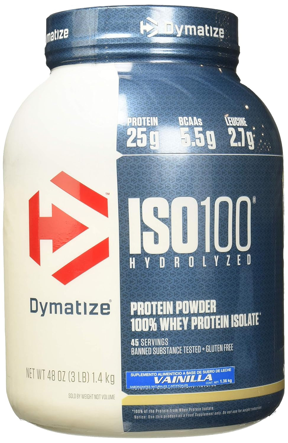 Dymatize ISO 100 Whey Protein Powder Isolate, Gourmet Vanilla, 3 Lbs – SuppsWorld
