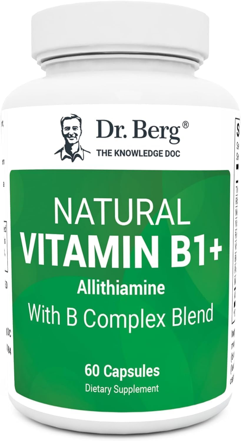 Dr. Berrg Home Natural Vitamin B1 B6 B12 Complex - Allithiamine Vitami – SuppsWorld