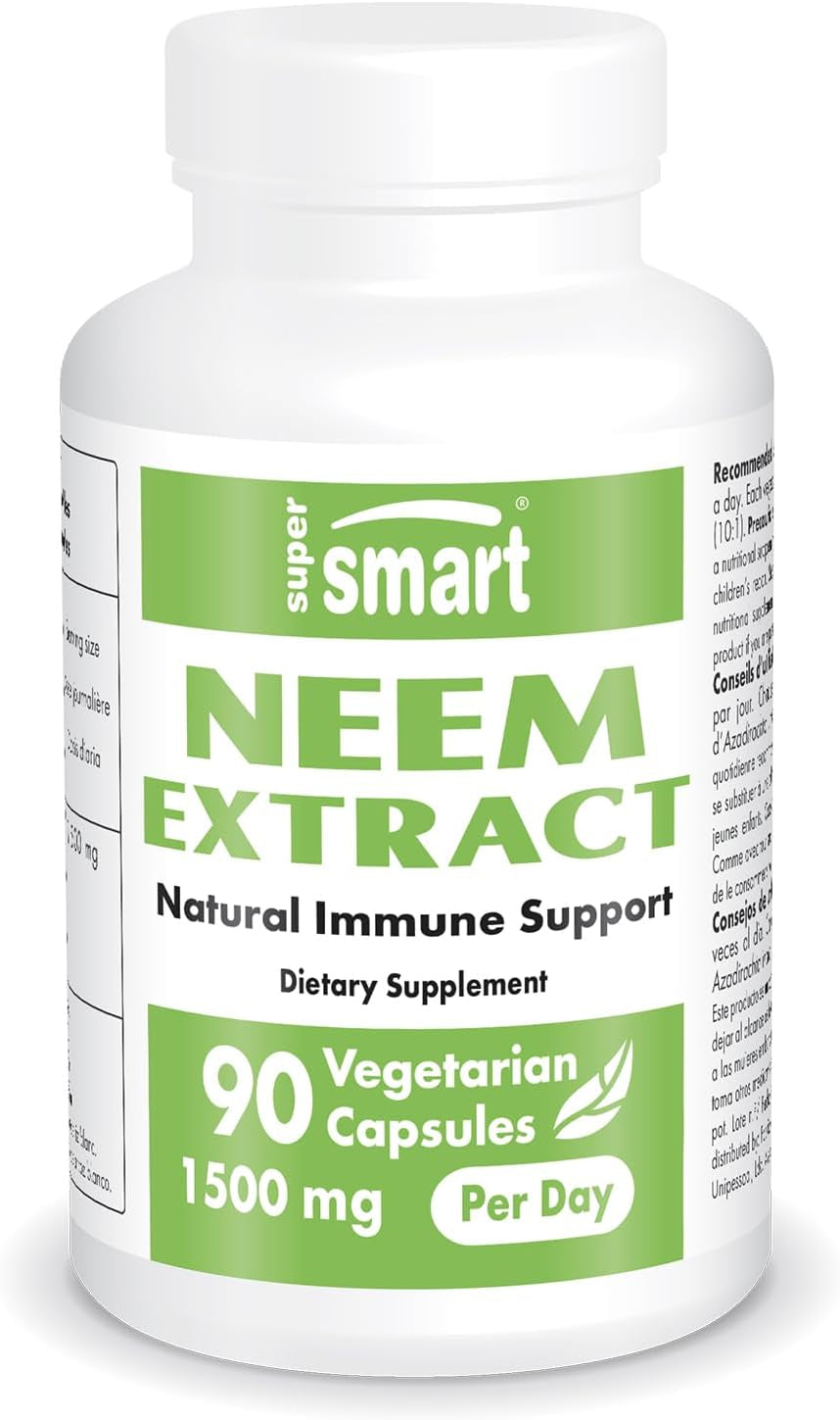 Supersmart - Neem Extract 1500Mg per Day - Azadirachta Indica Leaf Oil – My Store