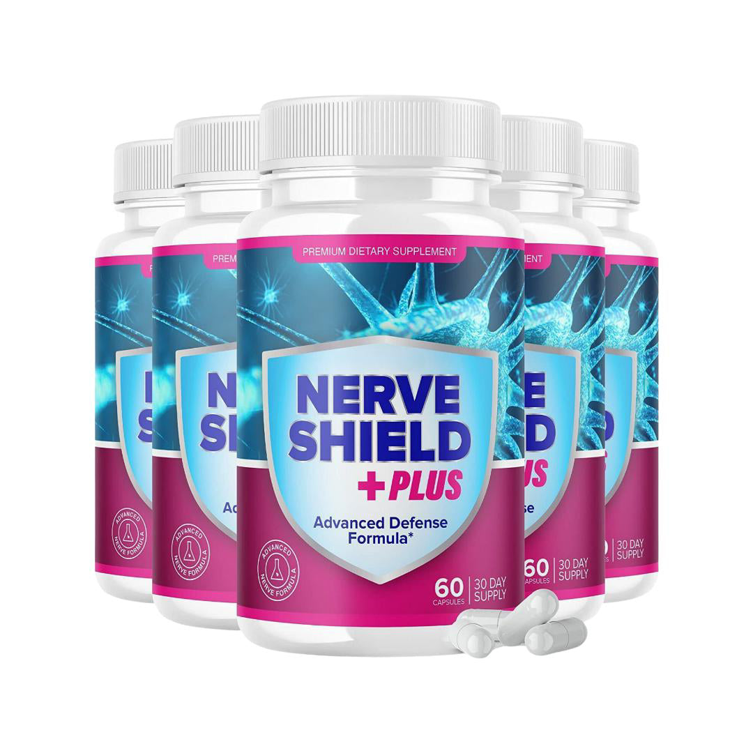 5-Pack Nerve Shield plus Advanced Defense Formula 300 Capsules – SuppsWorld