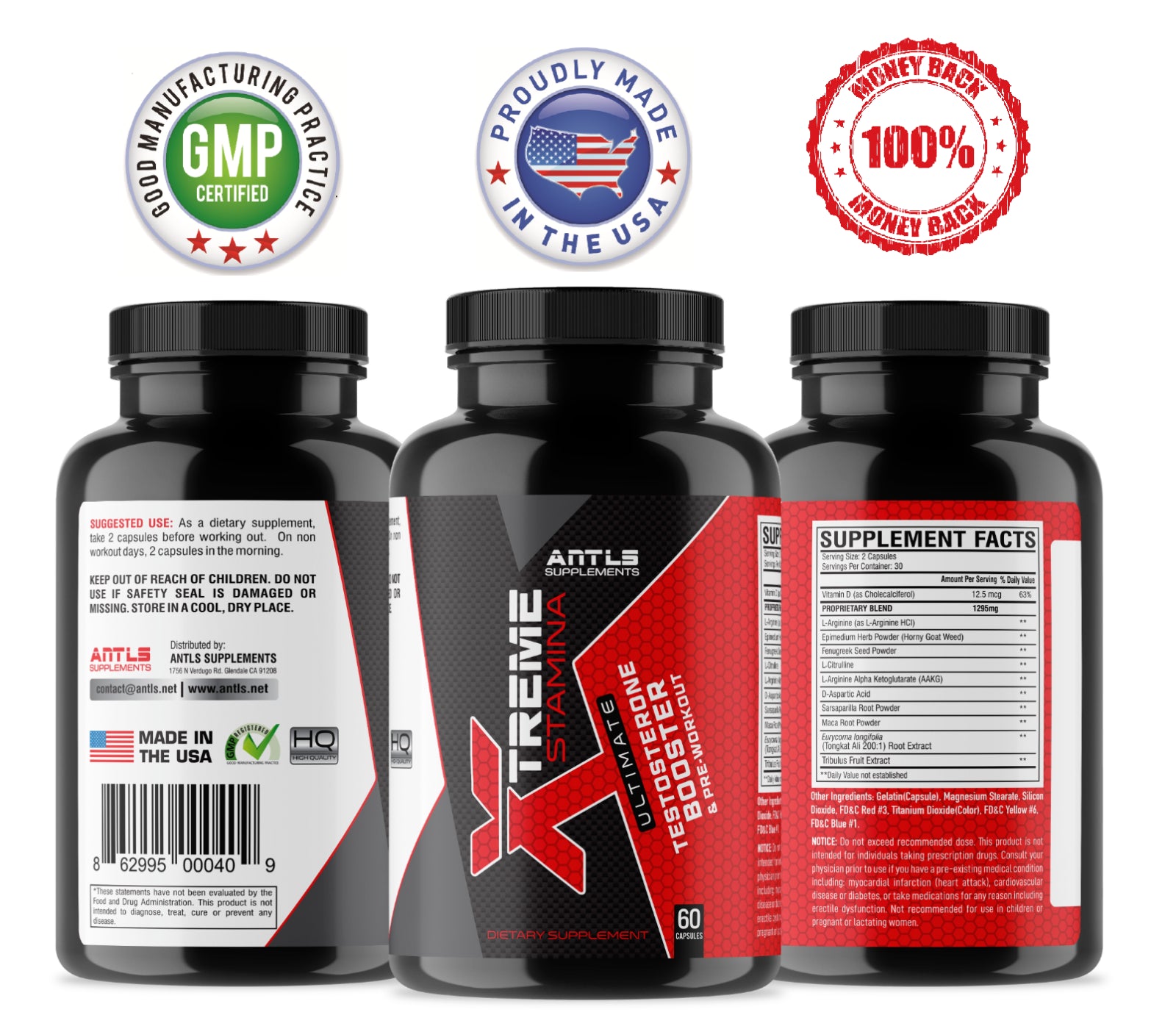 MALE ENHANCING SUPPORT SUPPLEMENT XTREME STAMINA ANTLS SUPPLEMENTS ...