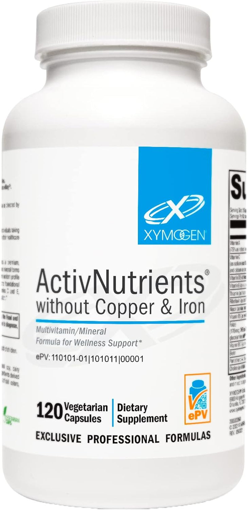 XYMOGEN Activnutrients without Copper & Iron - Multimineral Multivitam – SuppsWorld