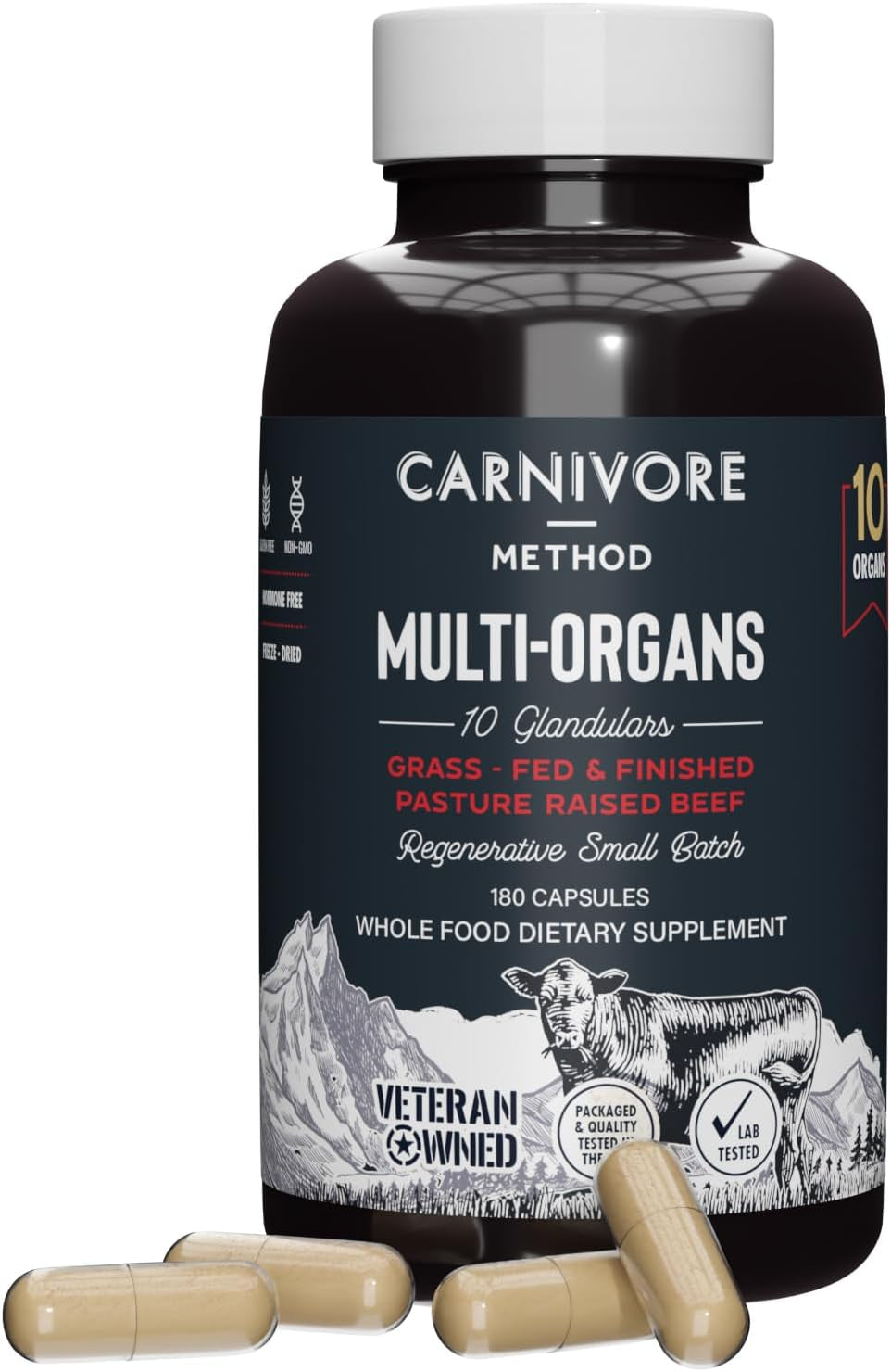 Beef Organ Supplement Grass Fed Complex - 10 Carnivore Meat Proprietar – My Store
