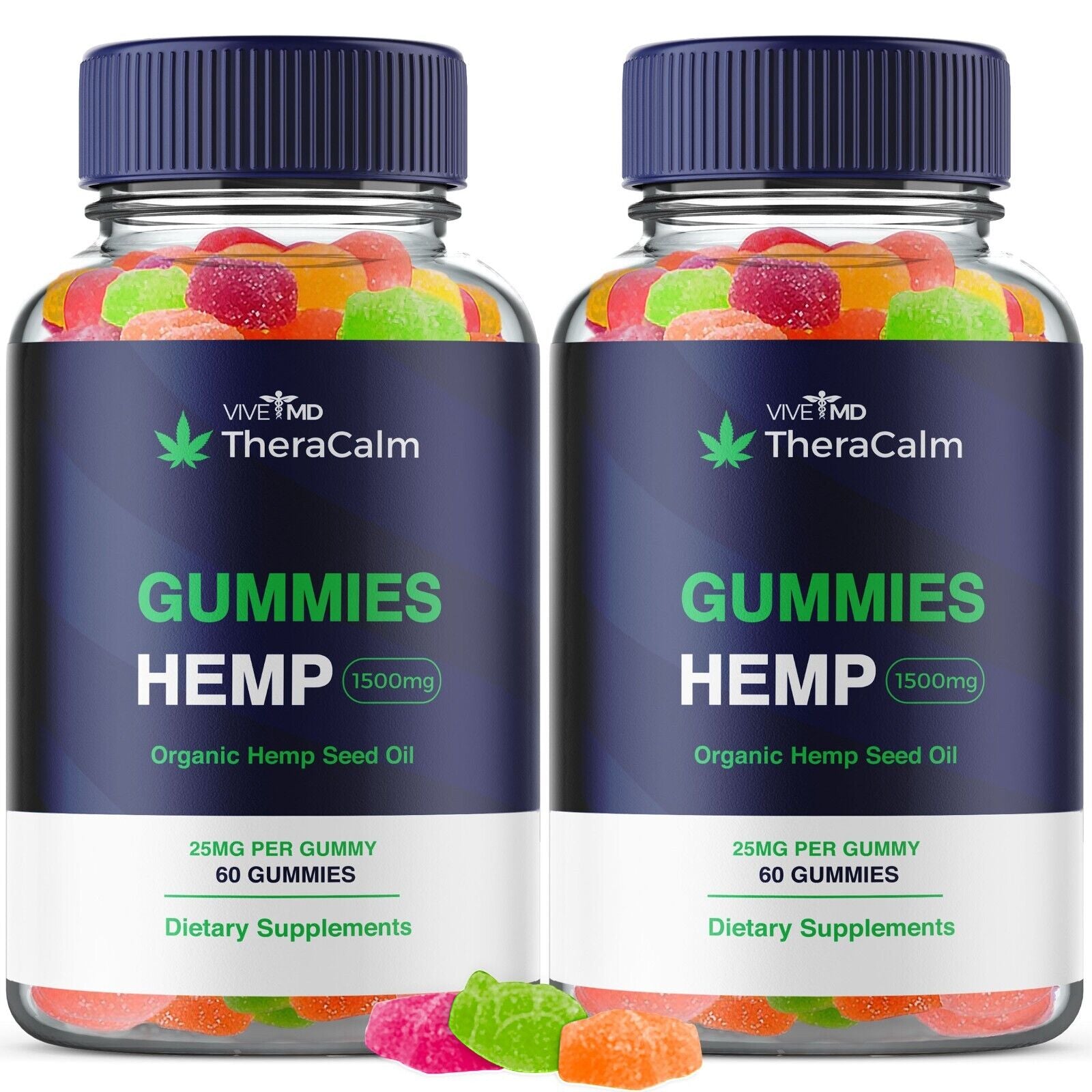 Theracalm Gummies for Maximum Strength - Official Formula (2 Pack) – SuppsWorld