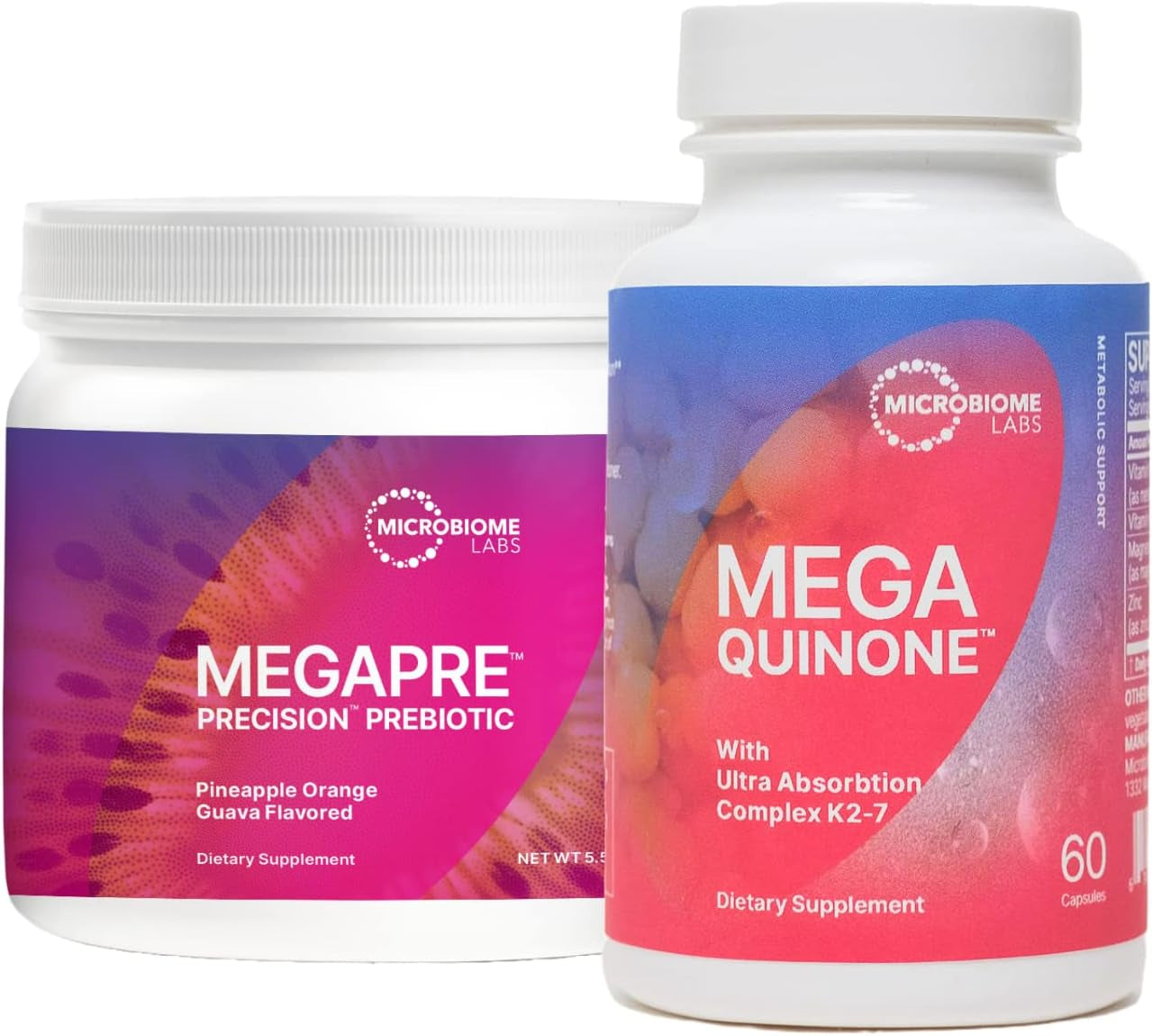 Microbiome Labs Bone Health Support Bundle - Megaquinine Complete Vita ...