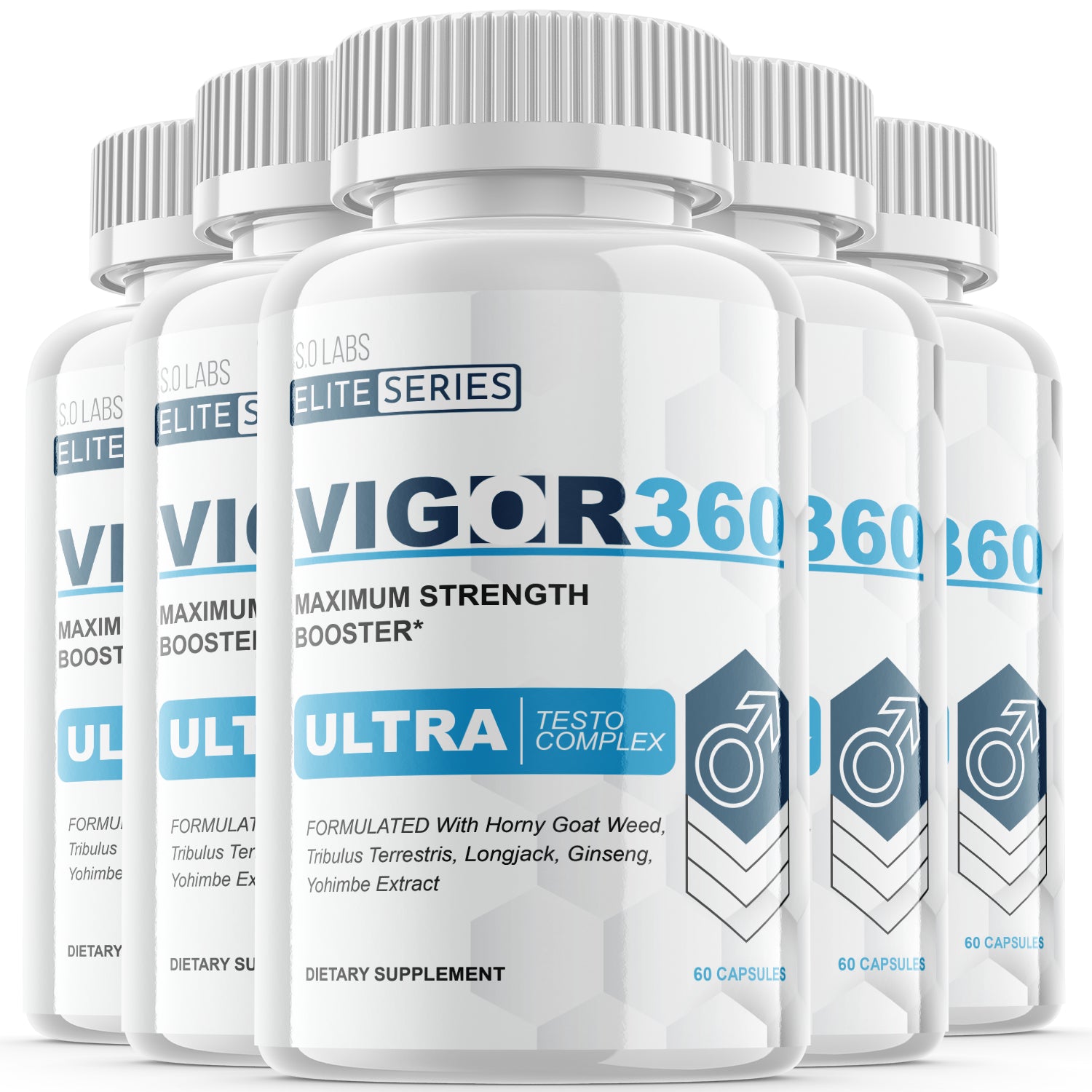 Vigor360 - Male Virility - 5 Bottles - 300 Capsules – My Store