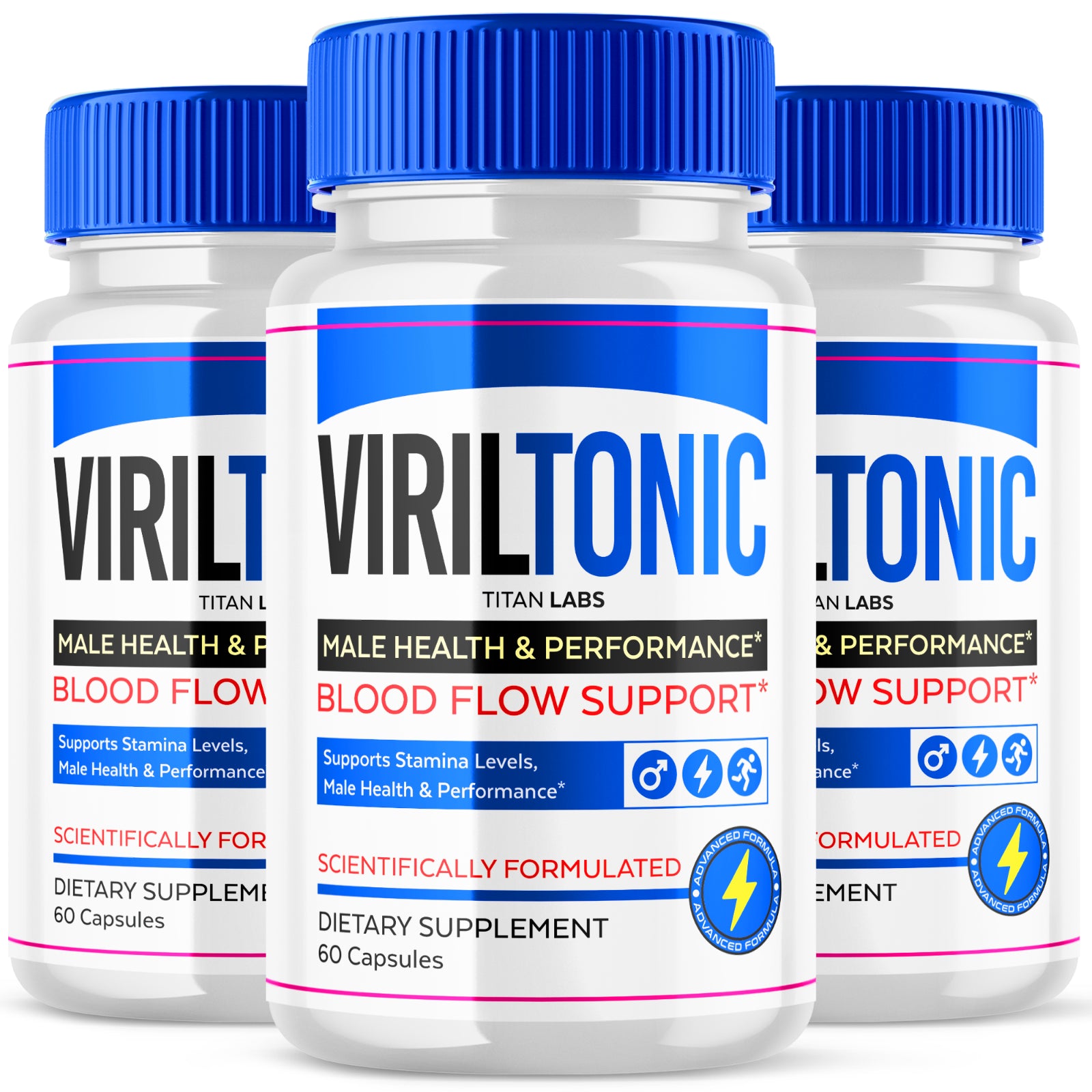 Viriltonic for Male, Viril Tonic Advanced Formula Men Support (180 Cap – SuppsWorld