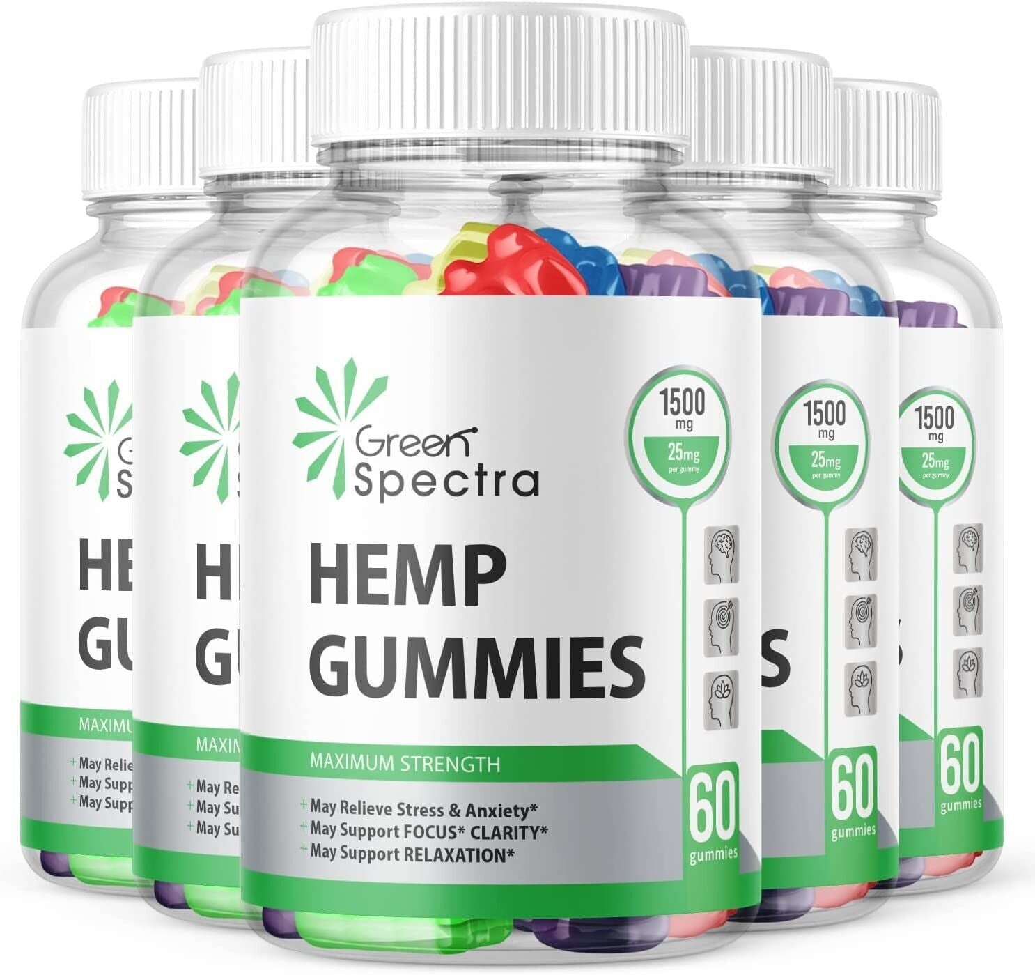 (5 Pack) Green Spectra Gummies - Green Spectra Multivitamin Supplement ...