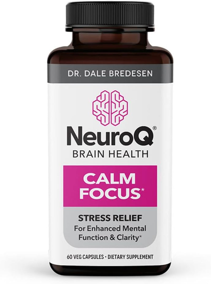 Neuroq Calm Focus Capsules - Stress Relief Supplement - Supports Menta ...