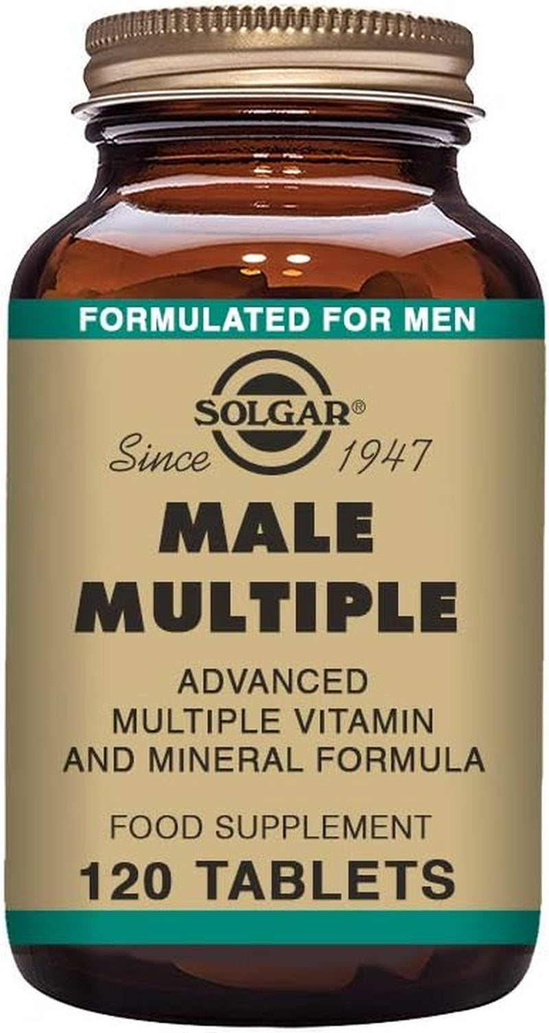 Solgar Male Multiple - 120 Tablets - Multivitamin, Mineral & Herbal Fo ...