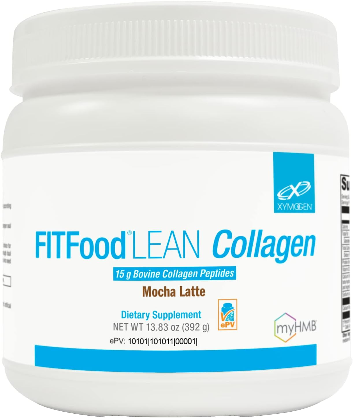 XYMOGEN FIT Food Collagen - Bovine Collagen Peptides Powder with HMB ...
