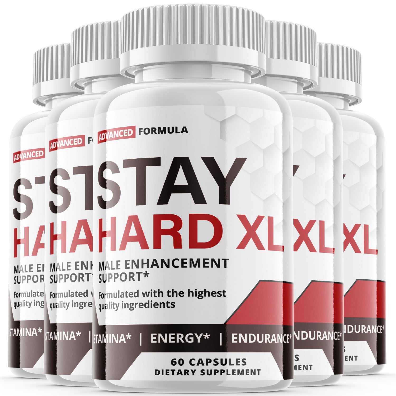 Stay Hard XL - Male Virility - 5 Bottles - 300 Capsules – SuppsWorld