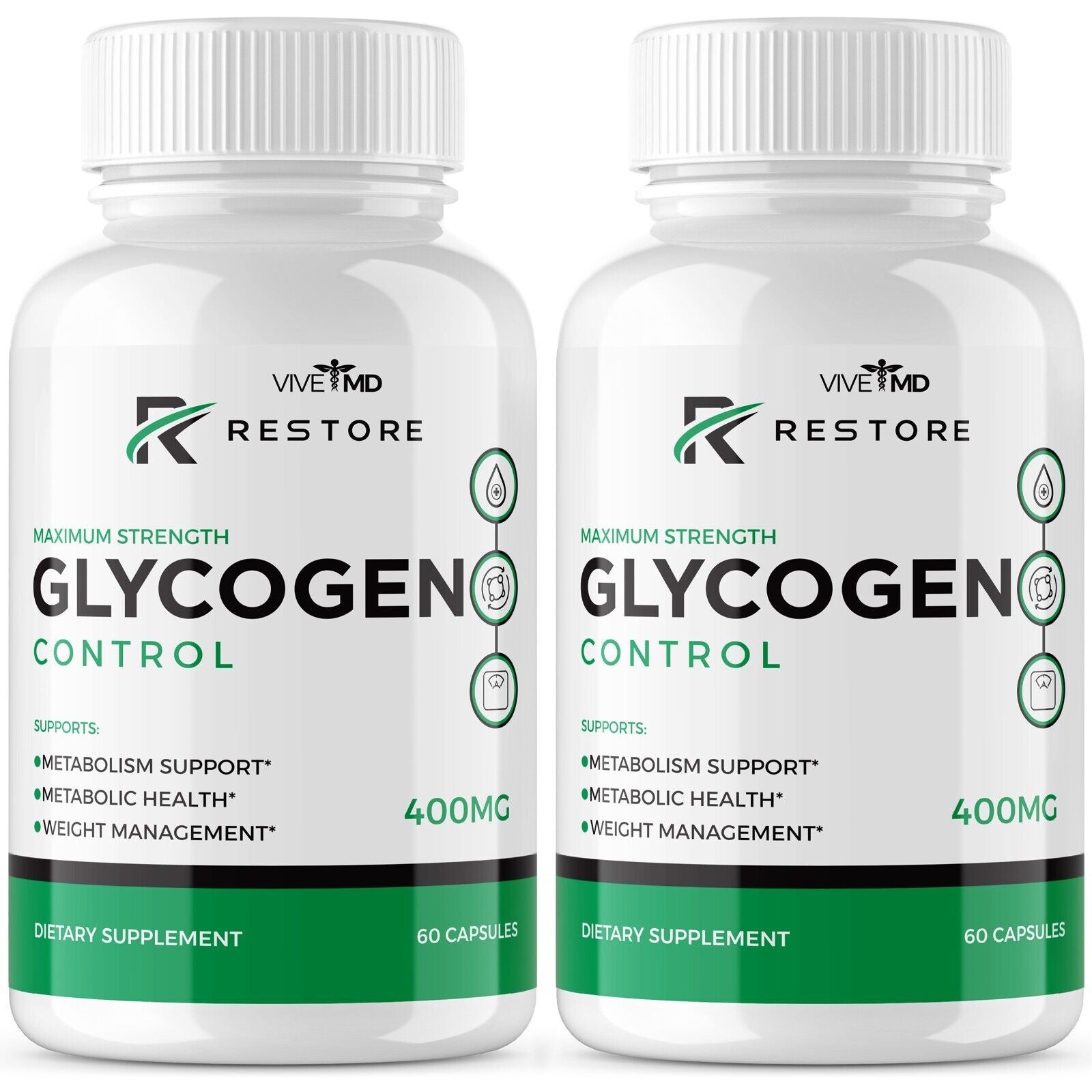 Glycogen Control: Advance Health & Well-Being - Official Formula (2 Pa ...