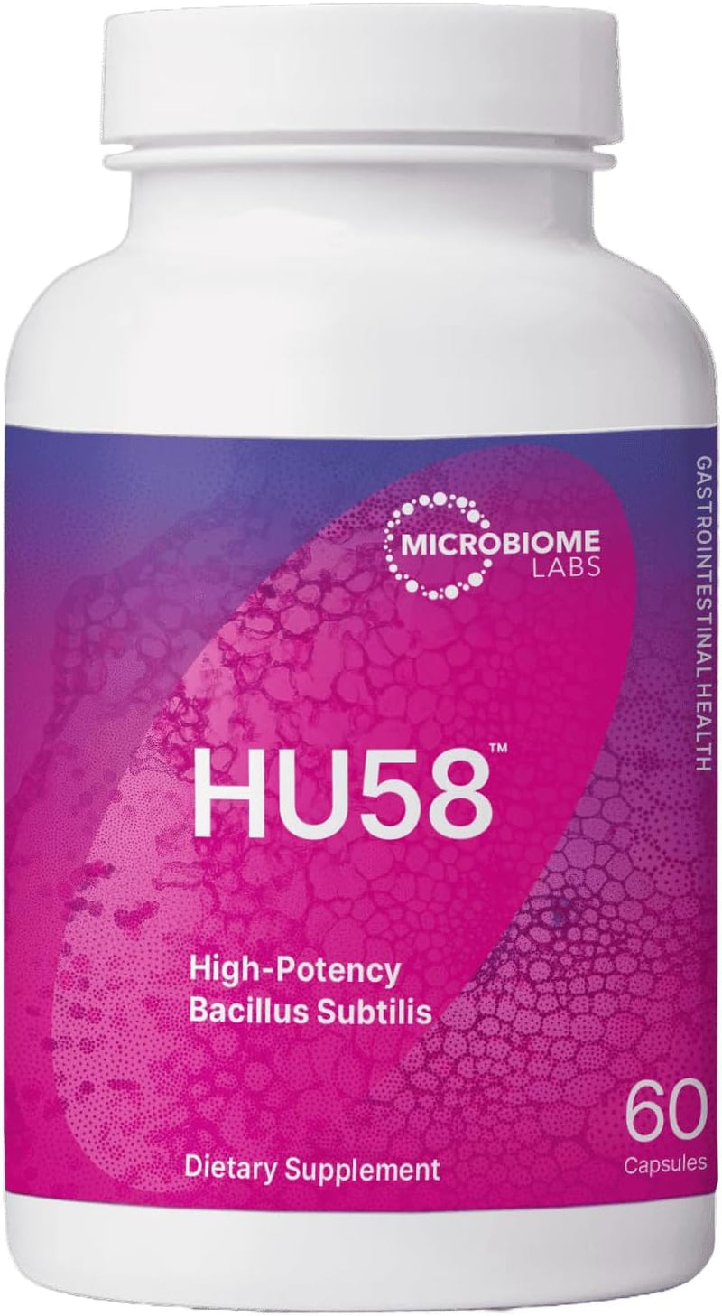 Microbiome Labs HU58 Digestive Probiotic - Bacillus Subtilis Spore Pro ...