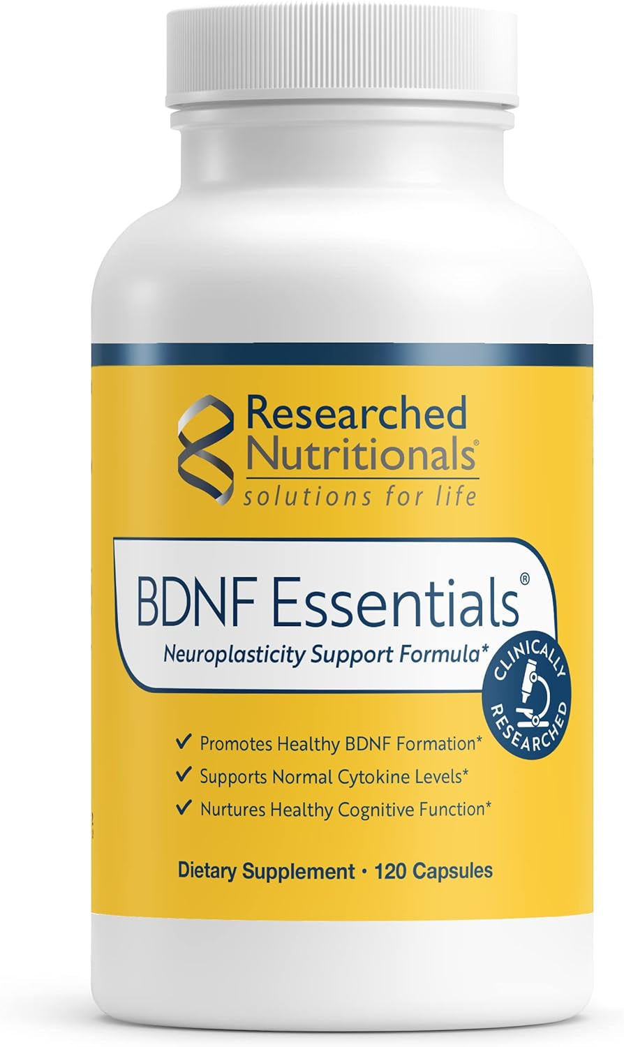 Researched Nutritionals BDNF Essentials - Cognitive Supplement - Brain ...