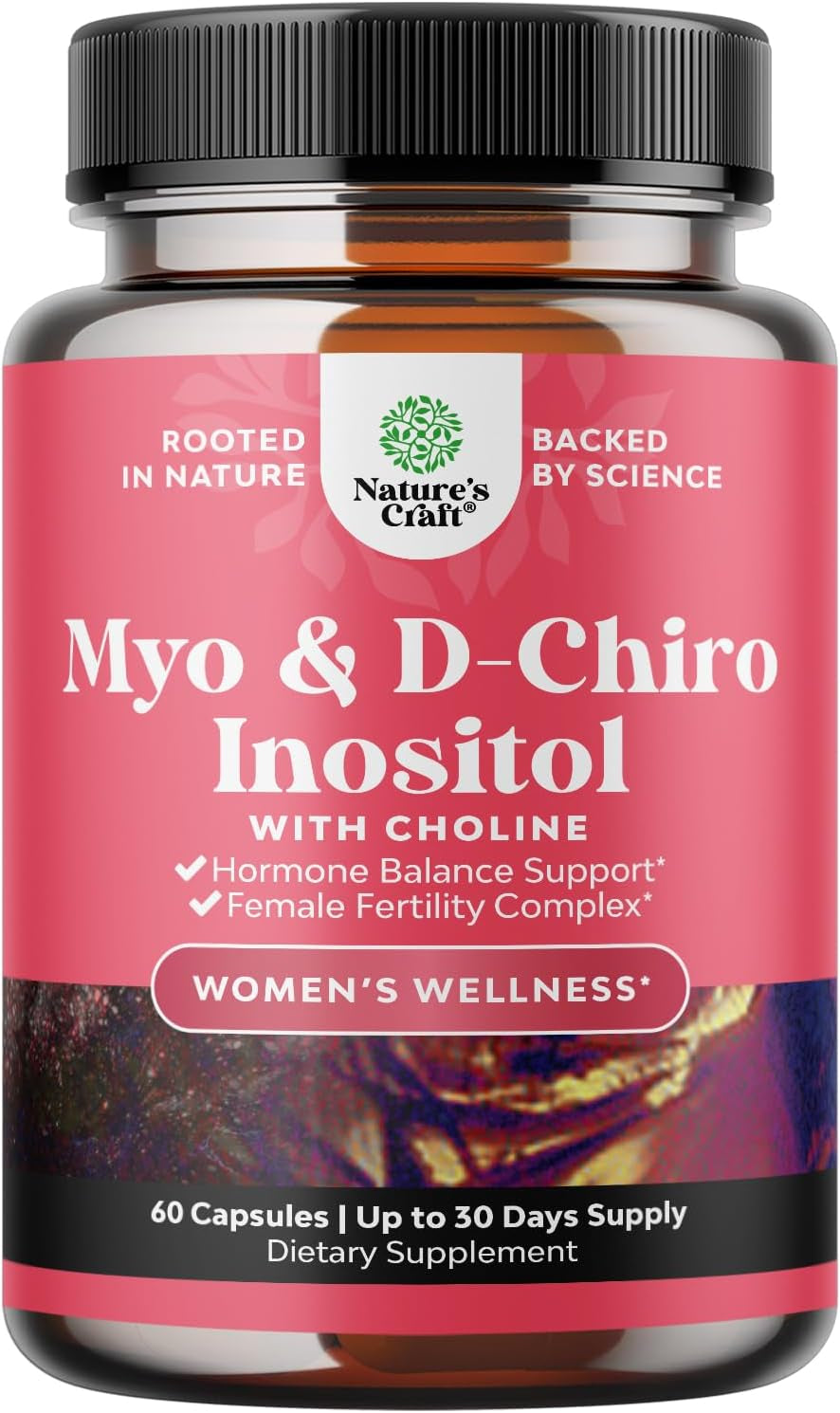 Myo-Inositol & D-Chiro Inositol Capsules - Choline Inositol Supplement ...