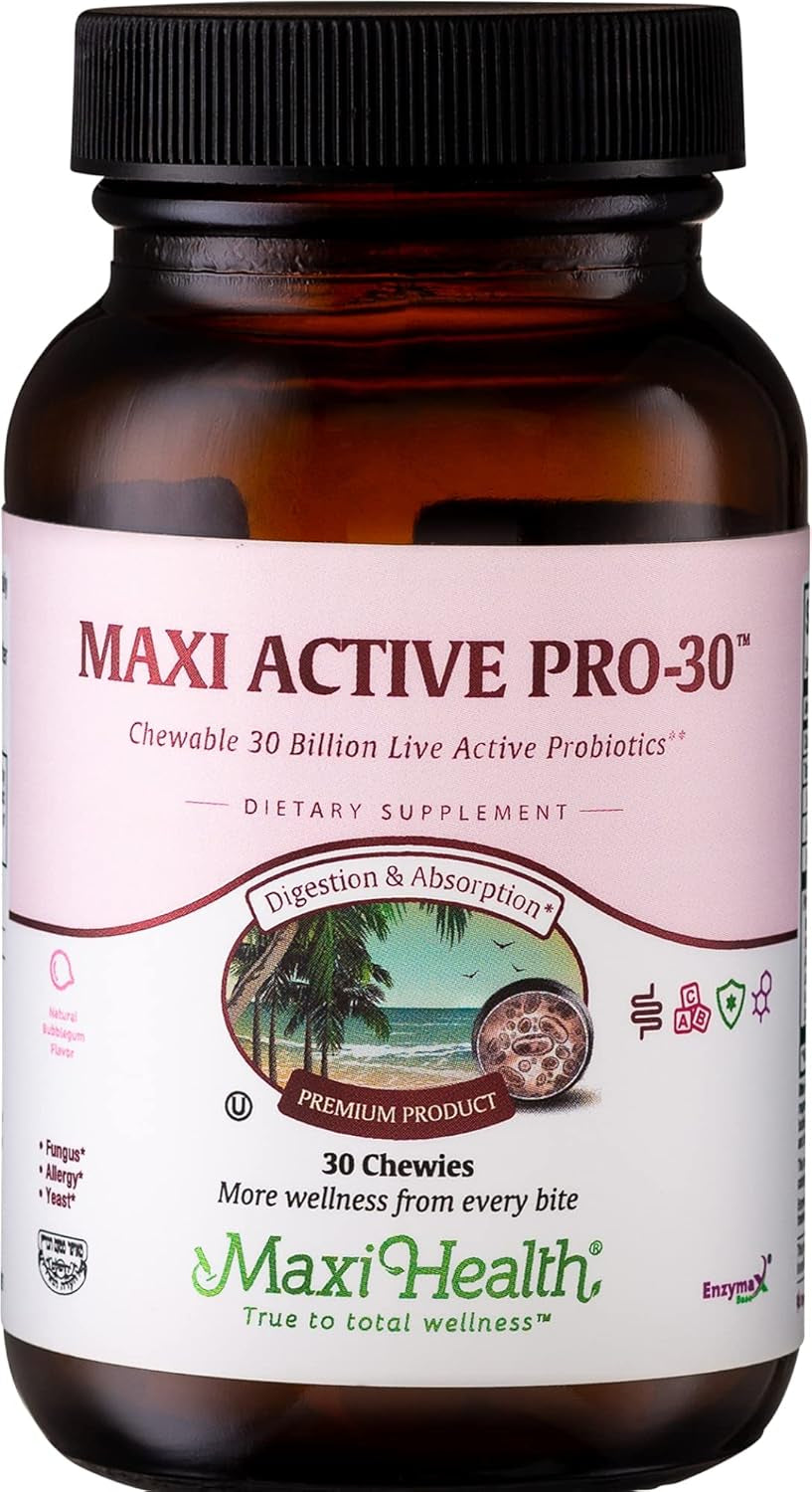 Maxi Active Pro-30™ Chewable Tablets Children Friendly Bubble Gum Flav ...