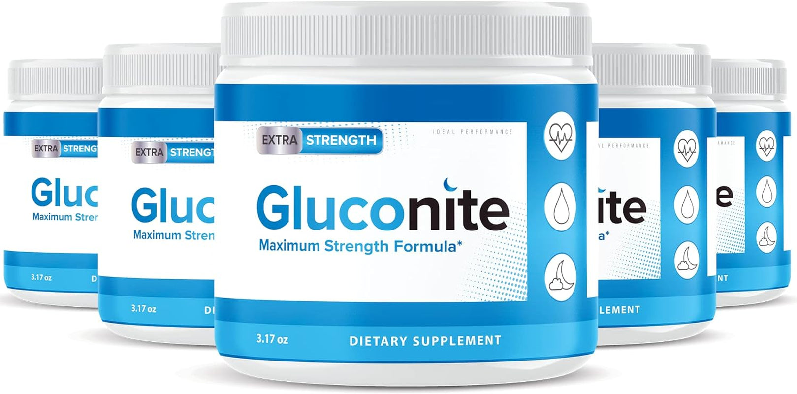 (5 Pack) Gluconite Powder Advanced Extra Strength Formula Gluconate Mi ...