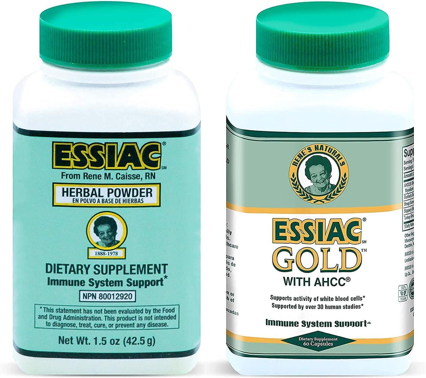 Essiac All-Natural Herbal Tea Powder Gold Herbal Extract with Mushroom ...