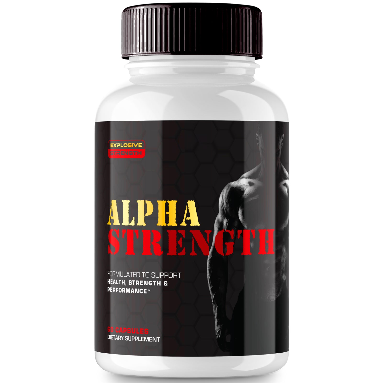 Alpha Strength Capsules - Official Formula ( 1 Pack) – SuppsWorld