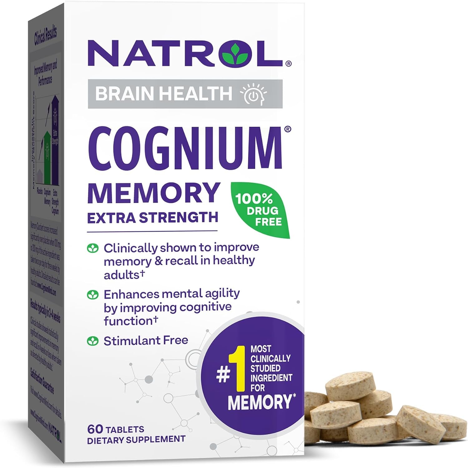 Cognium Memory Extra Strength Silk Protein Hydrolysate 200Mg, Dietary ...