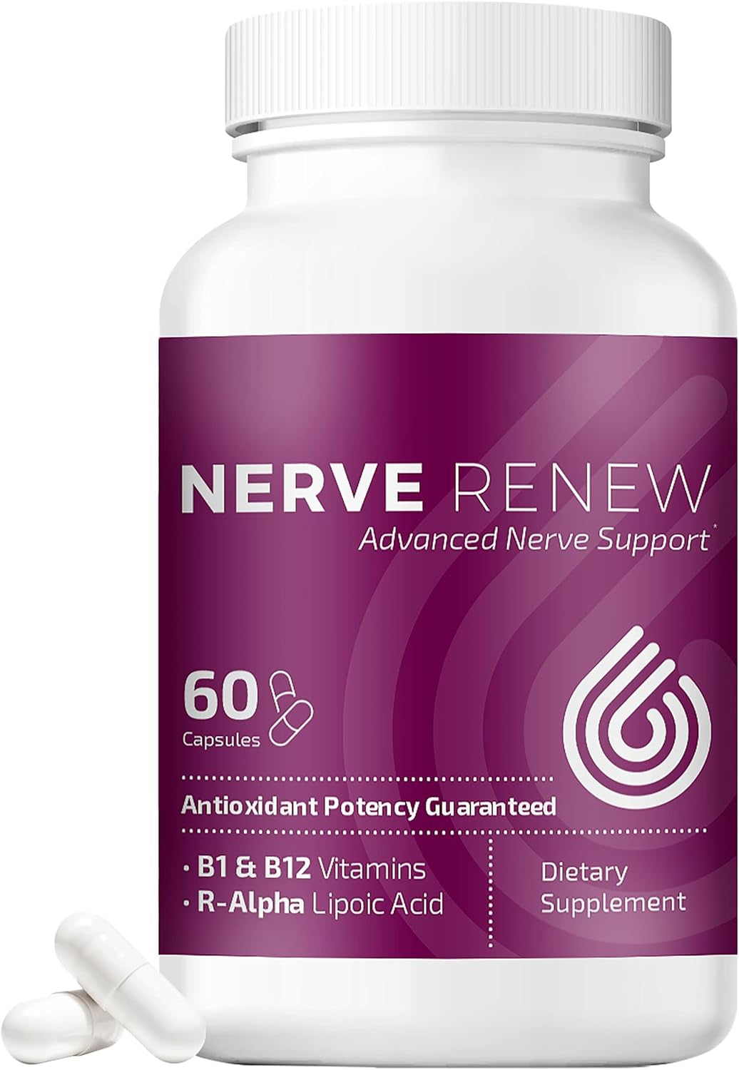 NERVE RENEW Advanced Nerve Support - 300Mg Stabilized R-Alpha Lipoic A ...