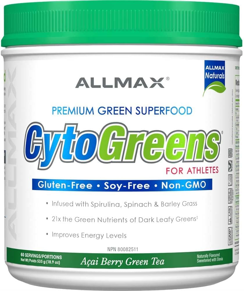 ALLMAX Nutrition - Cytogreens Super Greens Powder, Infused with Spirul ...