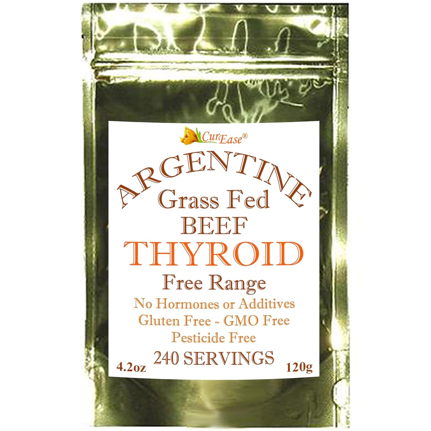 Beef Thyroid Powder - Grass Fed & Finished Argentine (4.2Oz) – My Store