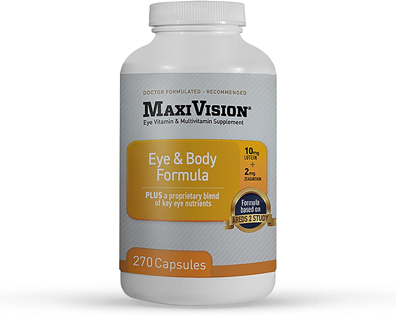 Maxivision® Eye & Body Formula - Based on AREDS 2 Study - 270 Eye Vita ...