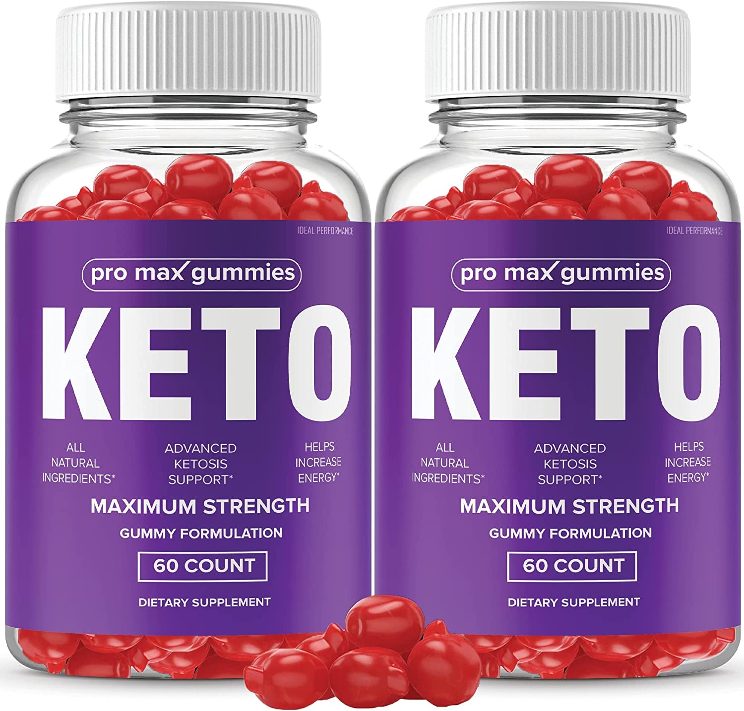 (2 Pack) Pro Max Keto Gummies Promax Extra Strength Advanced (120 Gumm ...