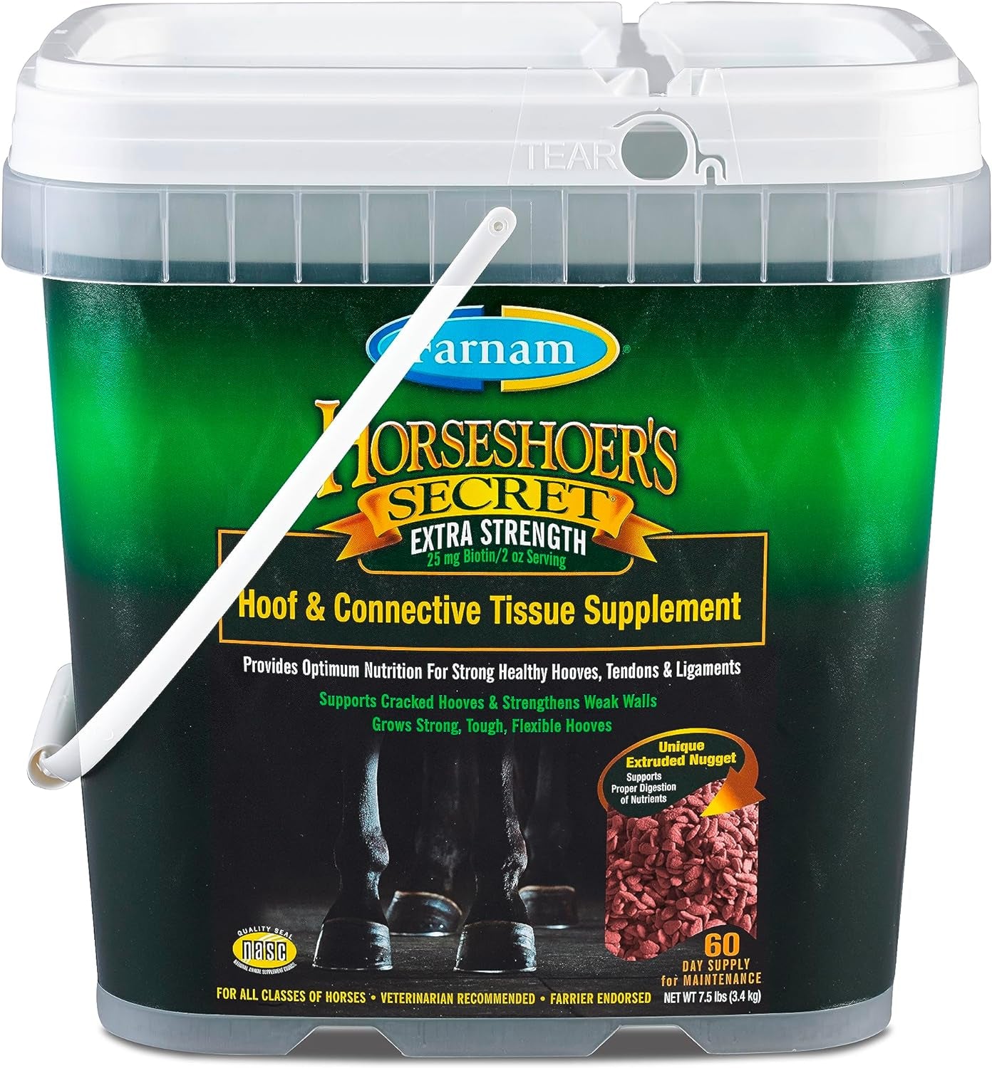 Farnam Horseshoer'S Secret Extra Strength Hoof Supplements & Connectiv ...