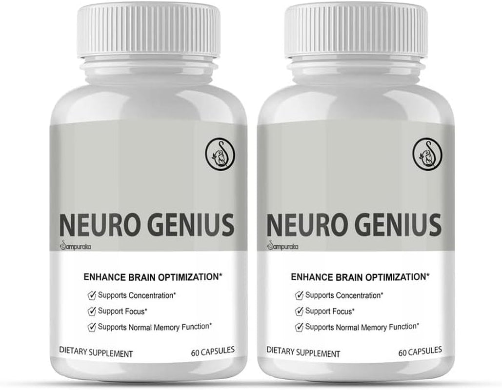 Neuro Genius Advanced Cognitive Support Supplement to Uplock Brain Pot ...