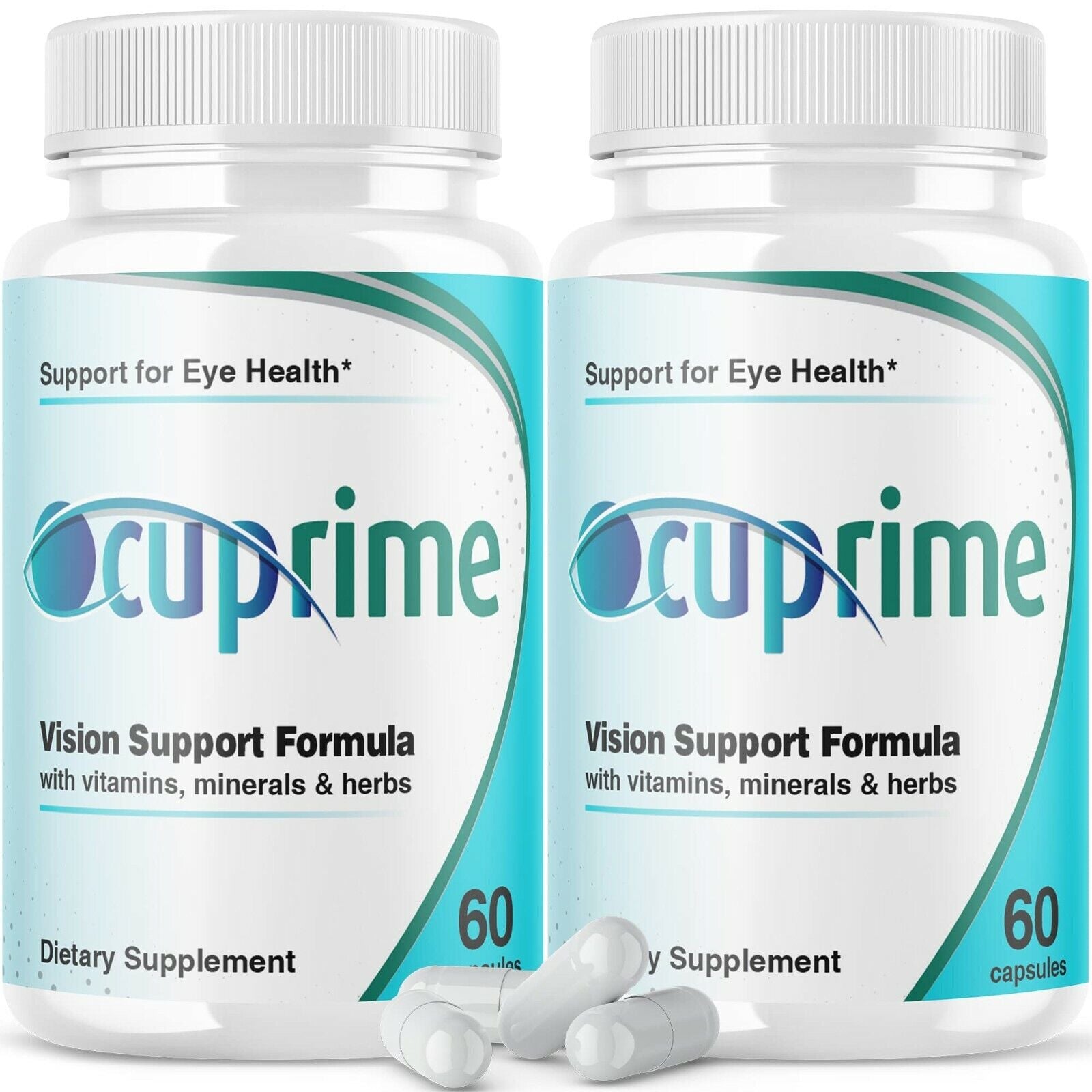 Ocuprime for Eyes Supplement Vision Pills (2 Pack - 120 Capsules ...