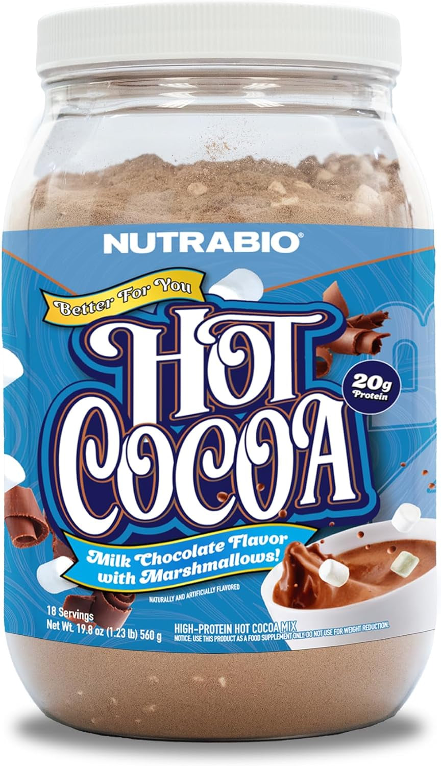 Nutrabio – Hot Chocolate Protein Powder – Support Muscle Recovery, Str ...
