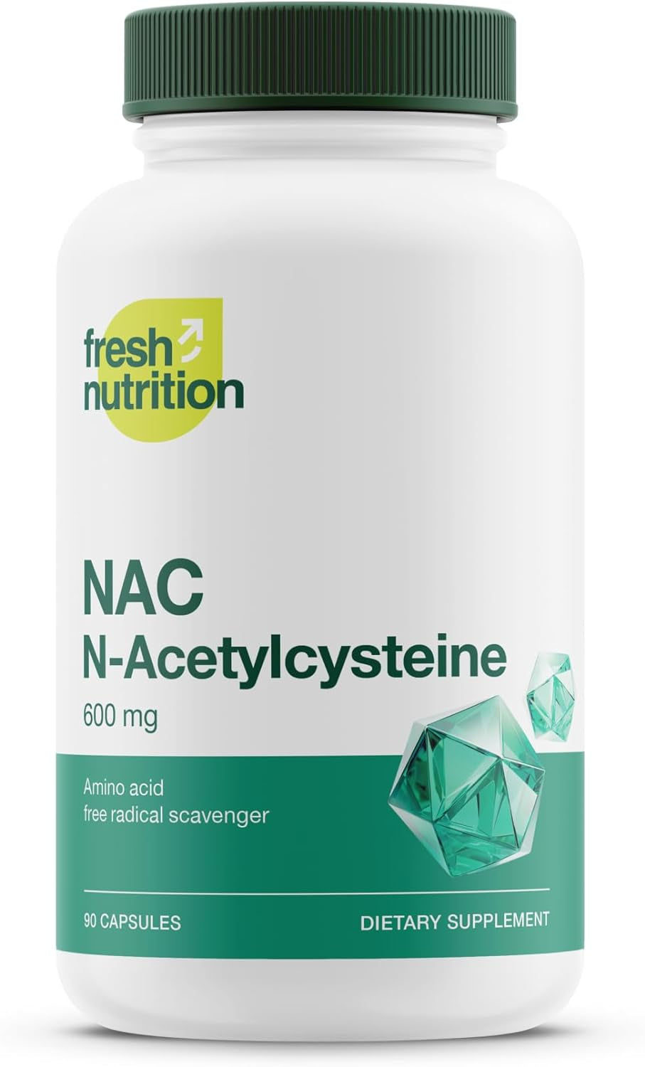 NAC Supplement - N Acetyl Cysteine - High Dosage 1800Mg - Amino Acids ...