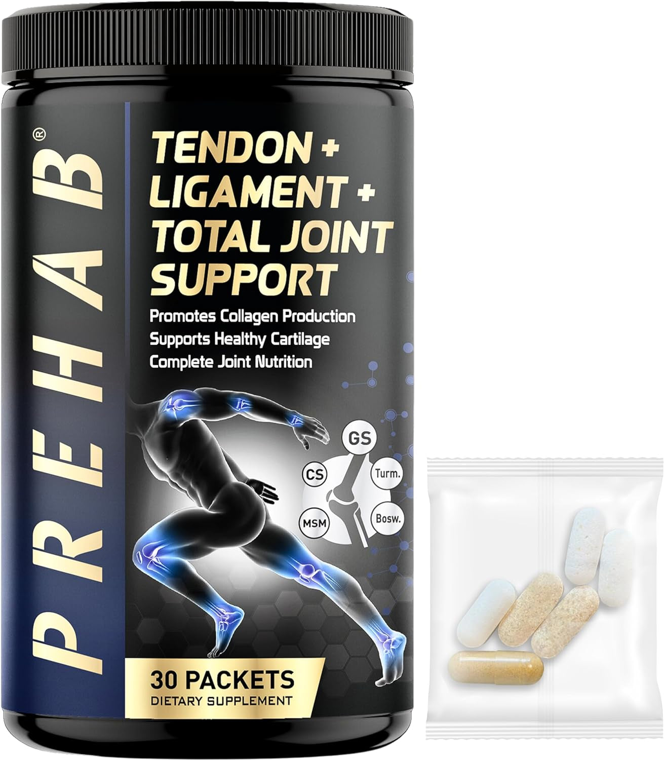 PREHAB Tendon + Ligament + Total Joint Support | Joint Supplement for ...