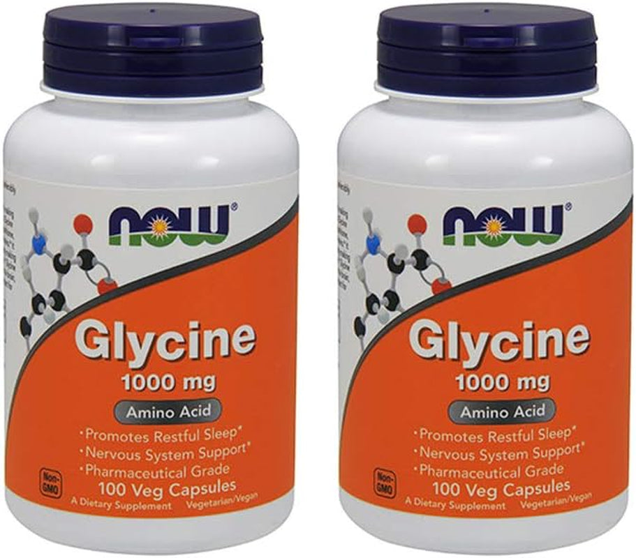 Foods Glycine 1000 Mg - 100 Vegicapsules 2 Pack – My Store