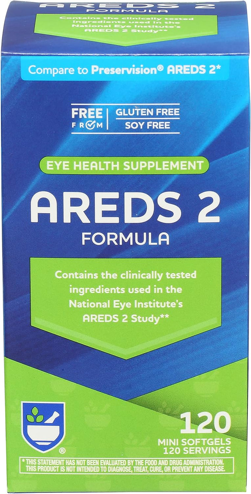 AREDS 2 Softgels - 120 Count, Macular Support for Eye and Vision Healt ...