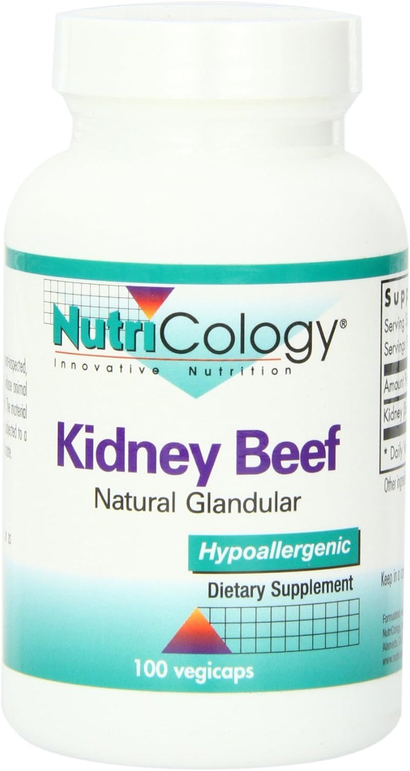 Kidney Beef Supplement - Natural Glandular, Freeze-Dried, Bovine, Lyop ...