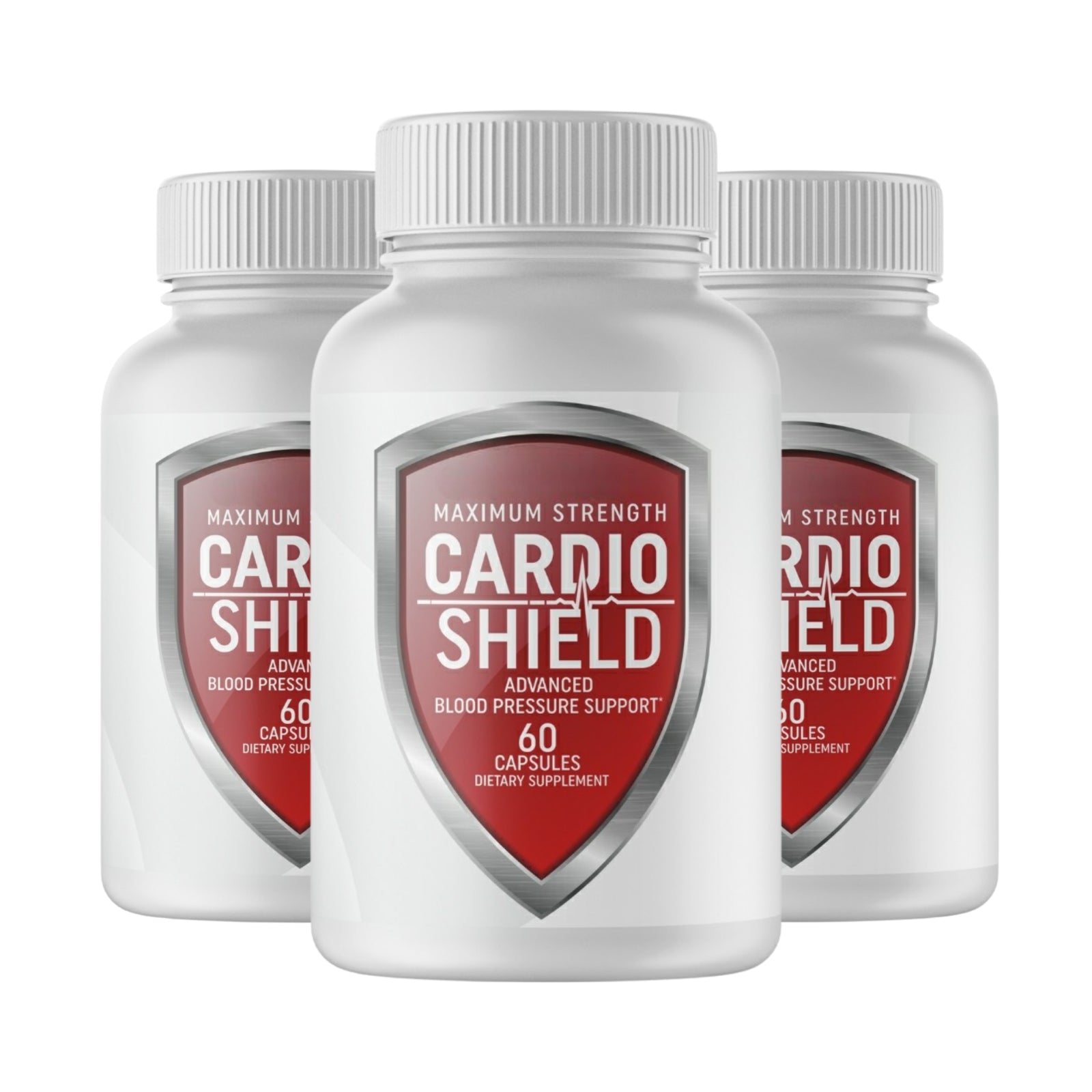 3-Pack Cardio Shield Maximum Strength Advanced Blood Support - 180 Cap ...
