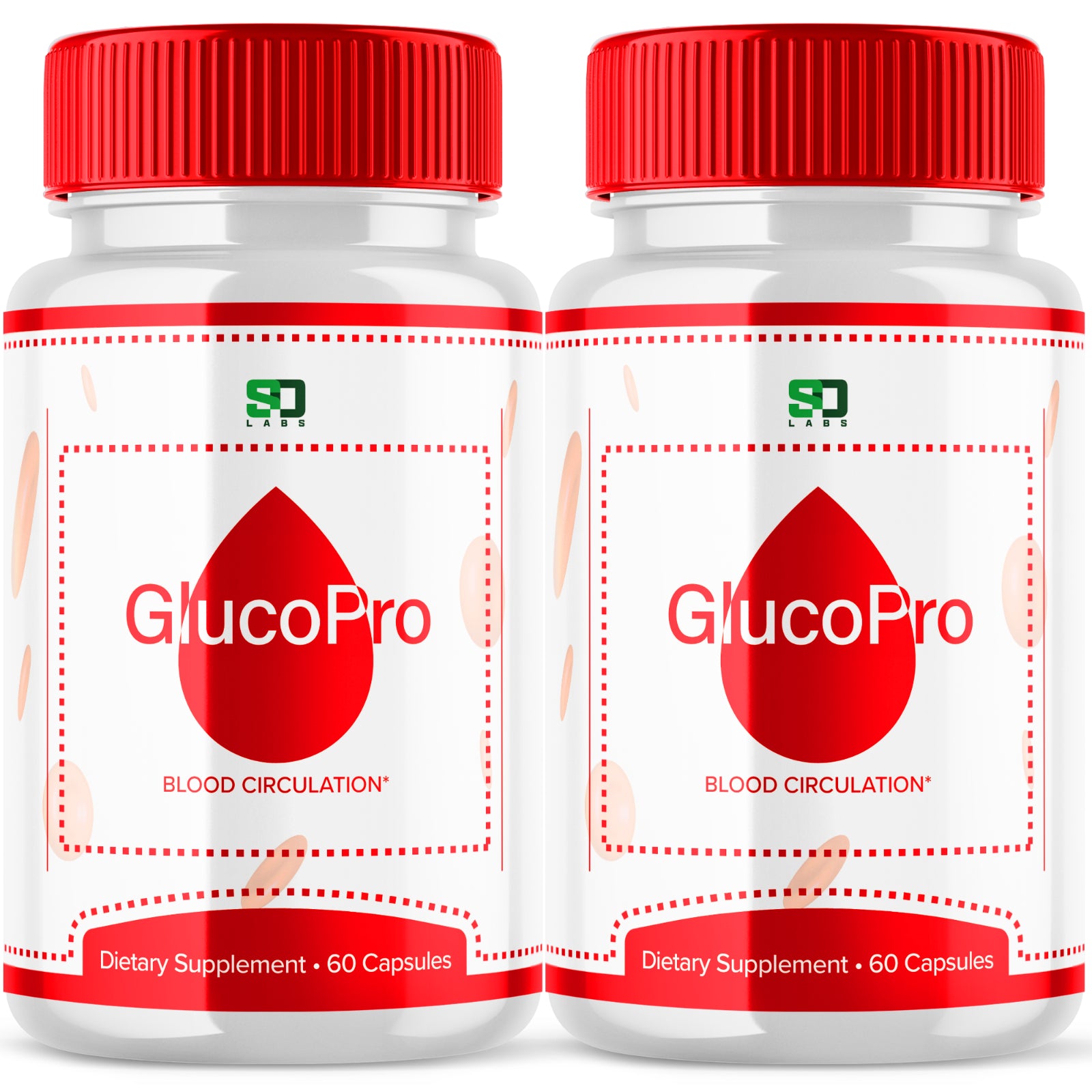 Glucopro Balance Circulation Capsules - Natural Blood Flow Formula (2 ...