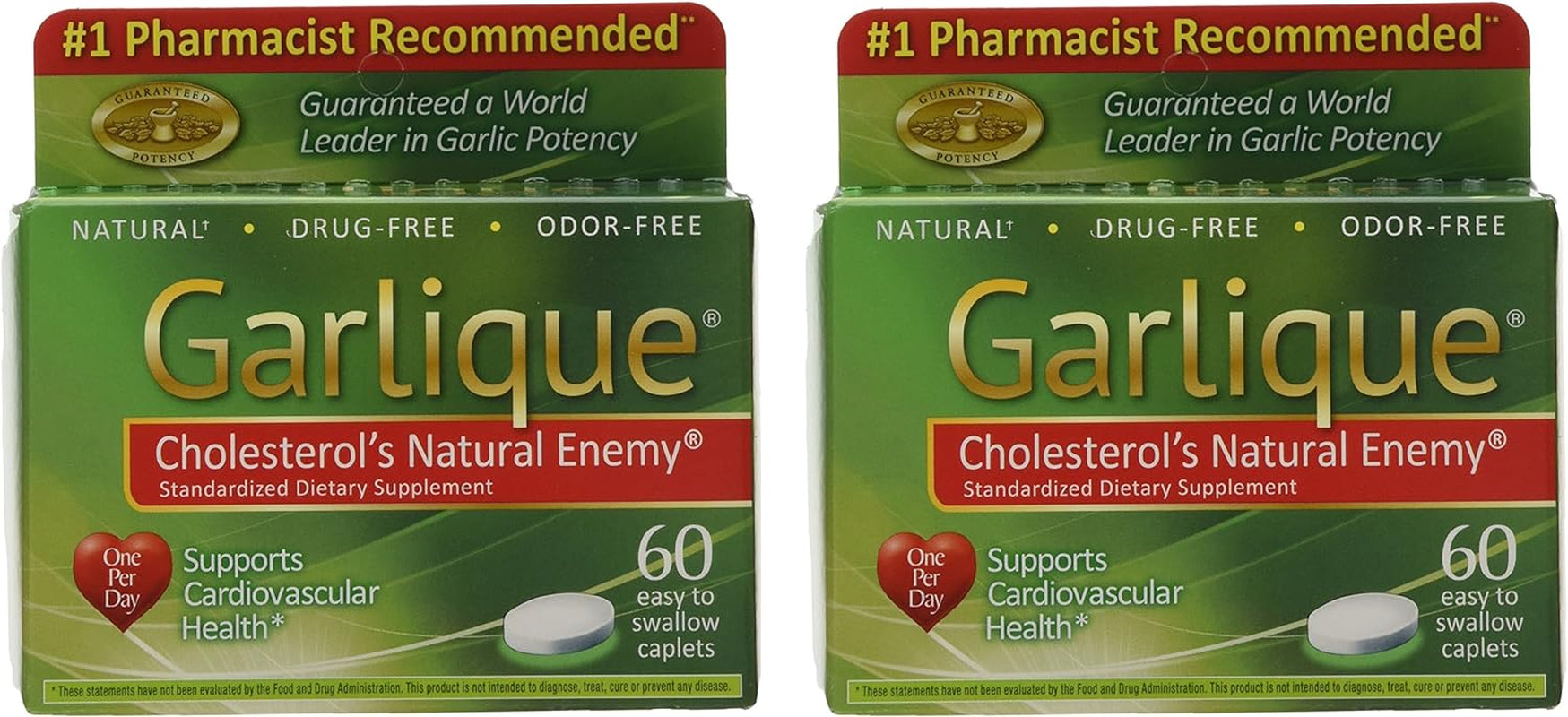 Garlique Caplets 60 Tablets (60 Count (Pack of 2)) – My Store