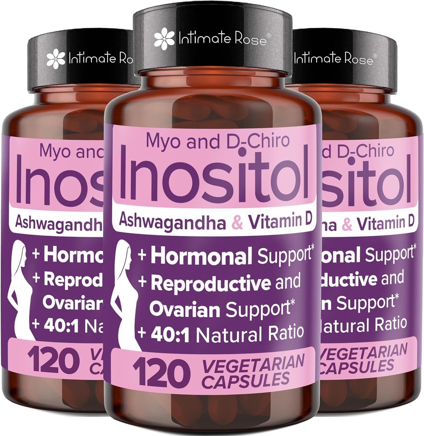 Myo-Inositol & D-Chiro Inositol Blend - 40:1 Blend - Fertility, Hormon ...