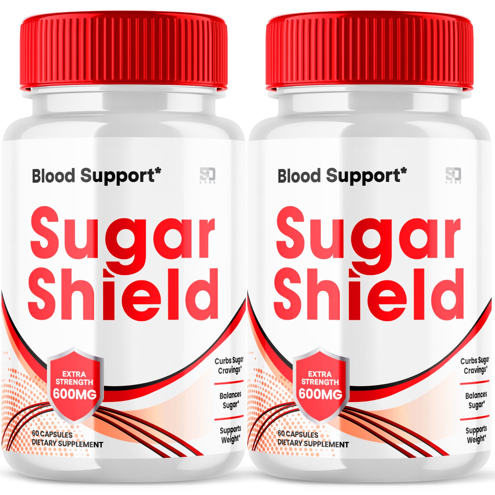 (2 Pack) Sugar Shield Blood Support, Sugar Shield Blood Flow (120 Caps ...