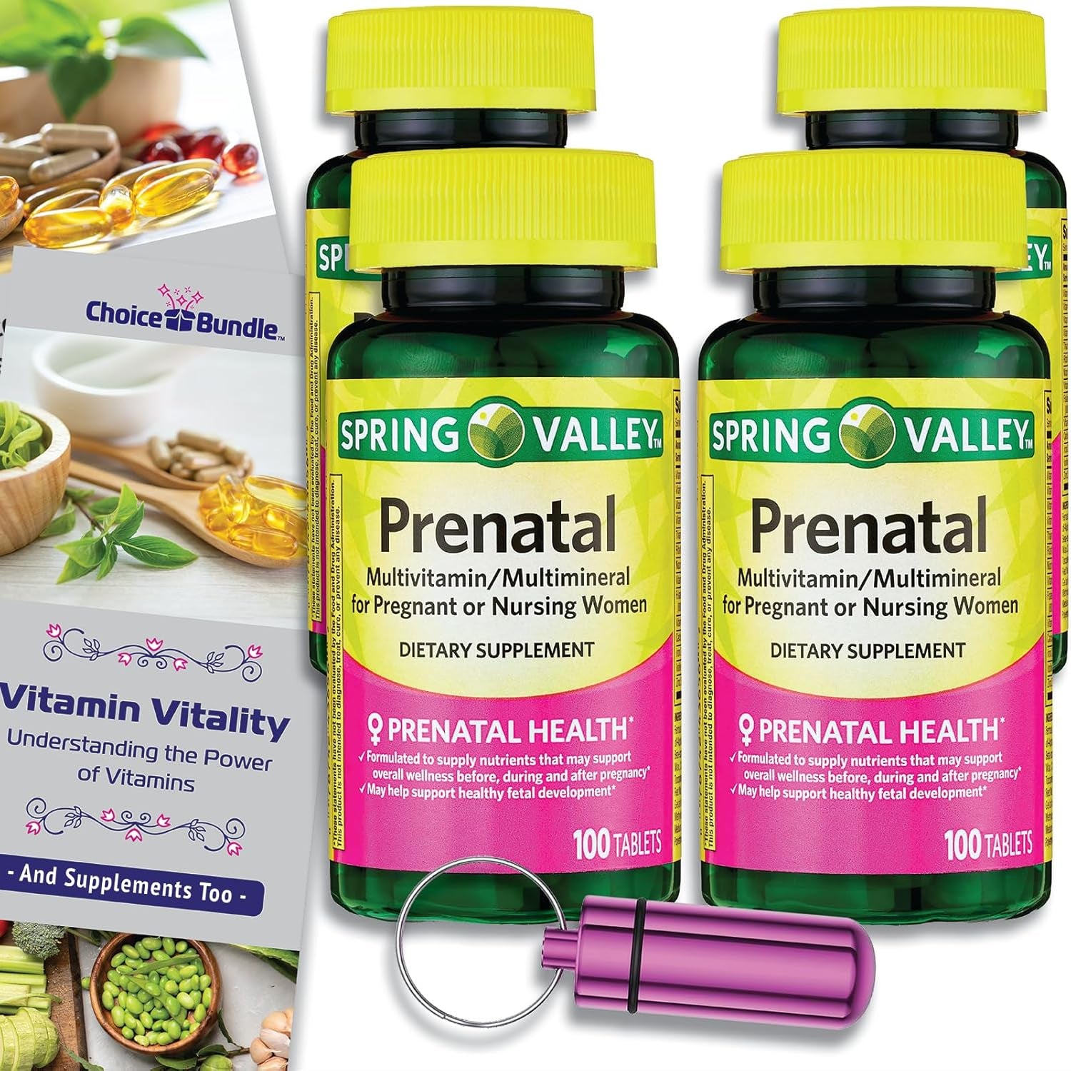 Spring Valley Prenatal Multivitamin Multimineral for Pregnant & Nursin ...